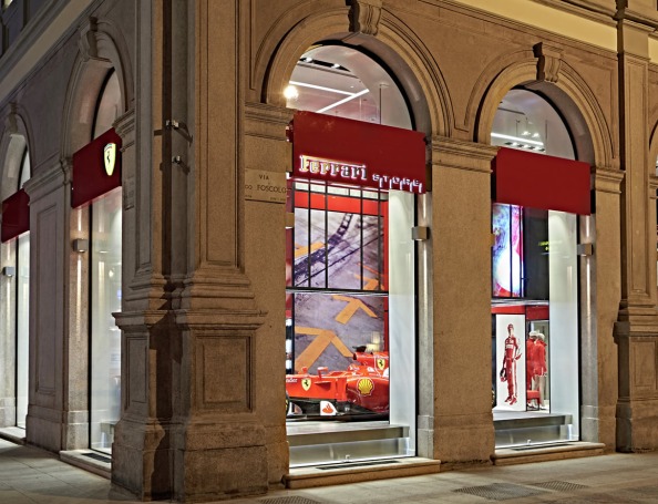 Entertaining Ferrari Flagship Store Opens in Milan • Italia Living